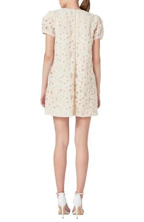 Endless Rose Faux Pearl And Floral Tulle Dress