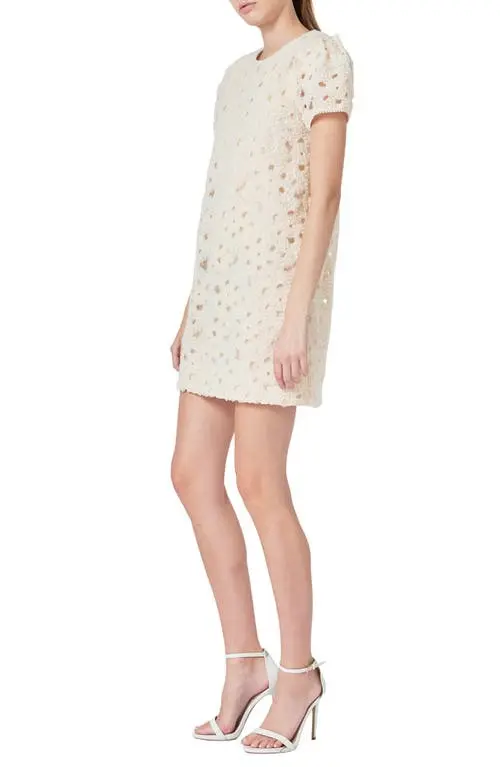 Endless Rose Faux Pearl And Floral Tulle Dress