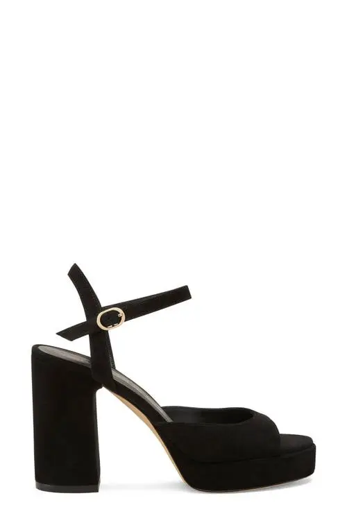 STUART WEITZMAN Dayna Ii Platform Sandal - Black