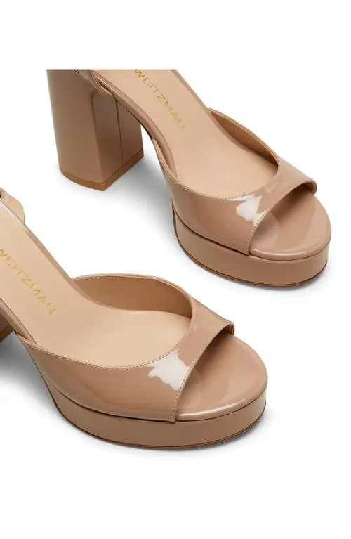 STUART WEITZMAN Dayna Ii Platform Sandal - Fawn