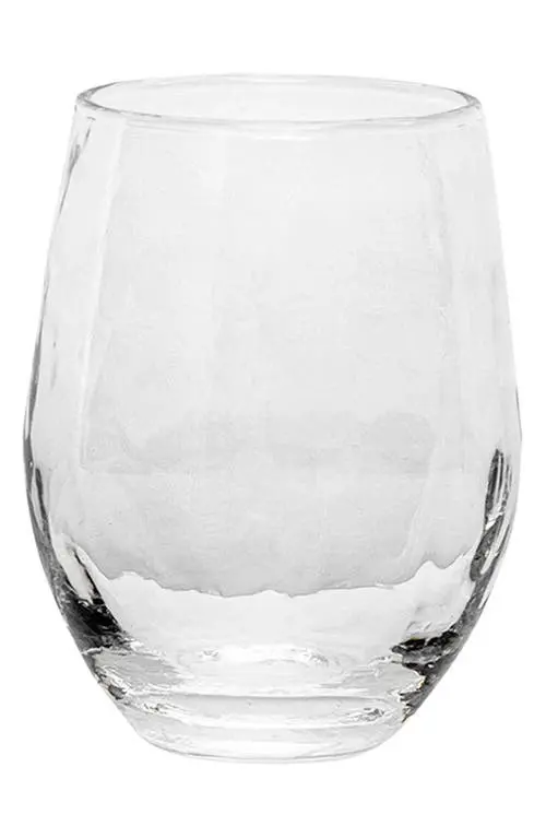 JULISKA Puro Stemless White Wine Glass - Clear