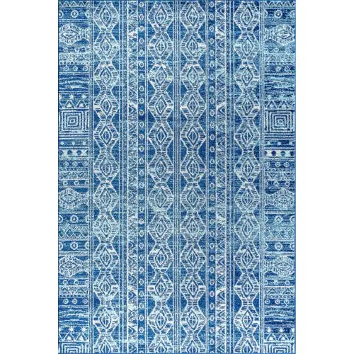 JONATHAN Y Modern Persian Boho Vintage Area Rug - Blue/gray