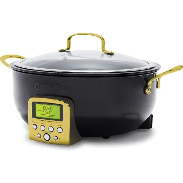 GREENPAN Elite Reserve 6-quart Smart Skillet - Black