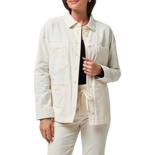 Travis Mathew Friday Feeling Shacket - Eggnog