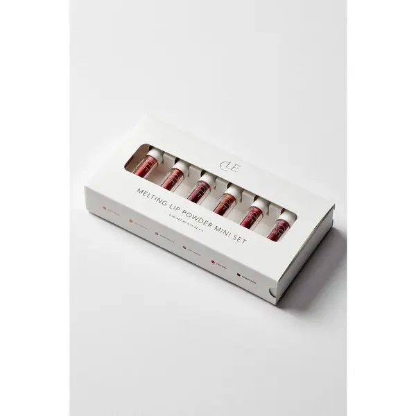 CLE COSMETICS Melting Lip Powder Mini Set - 6 Shades
