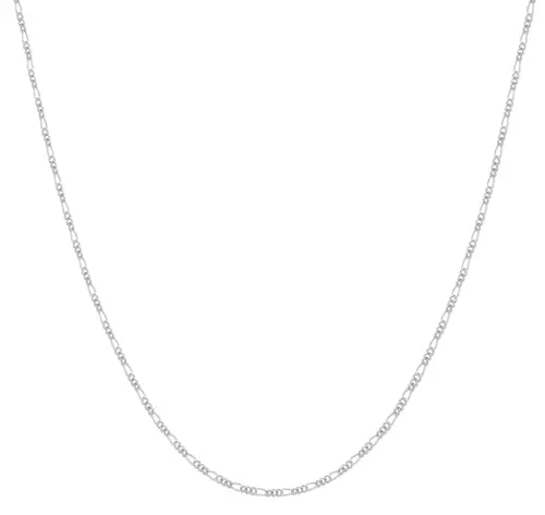 DONATELLO GIAN Name Sterling Figaro Necklace - Silver