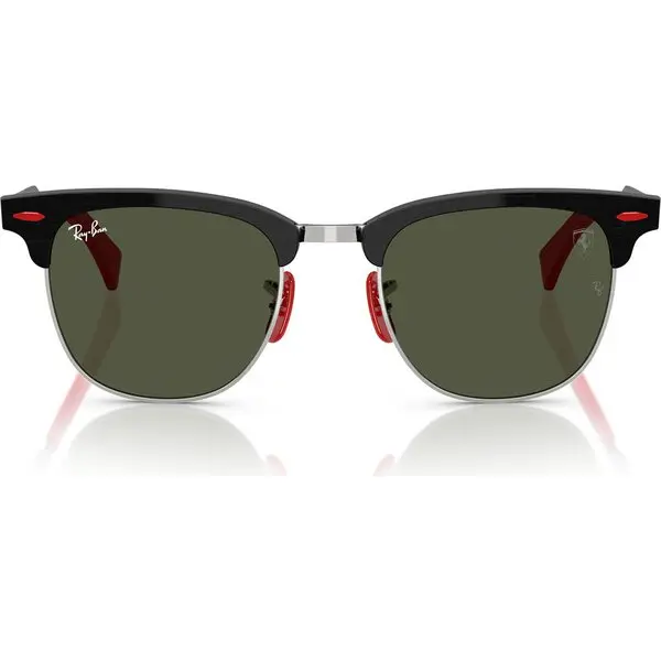 Ray-ban X Scuderia Ferrari Clubmaster Sunglasses - Green