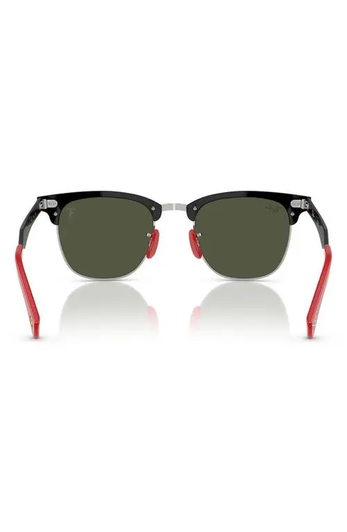 Ray-ban X Scuderia Ferrari Clubmaster Sunglasses - Green