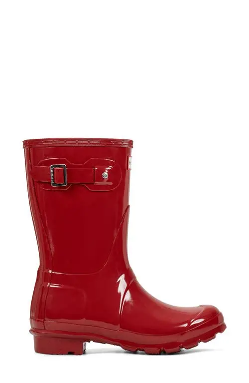 Hunter Original Tour Short Gloss Packable Rain Boot - Dorset Cab