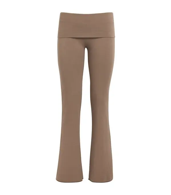 SKIMS Cotton-blend Fold-over Trousers