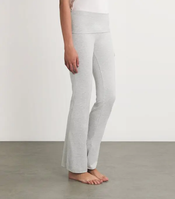 SKIMS Cotton-blend Fold-over Trousers