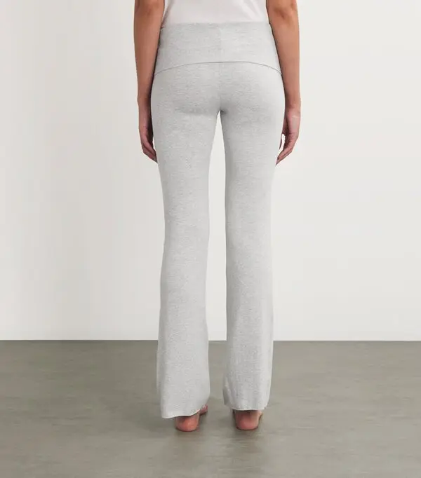 SKIMS Cotton-blend Fold-over Trousers