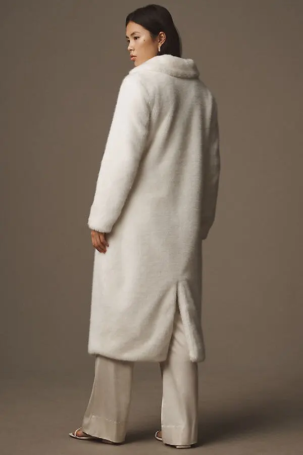 UNREAL FUR Faux Fur Long Coat