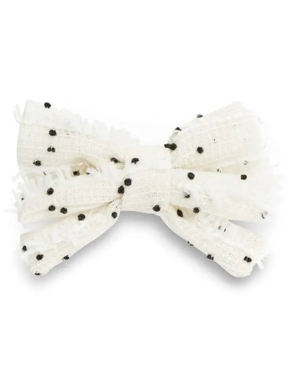 Nina Ricci Bow Hair Clip - White
