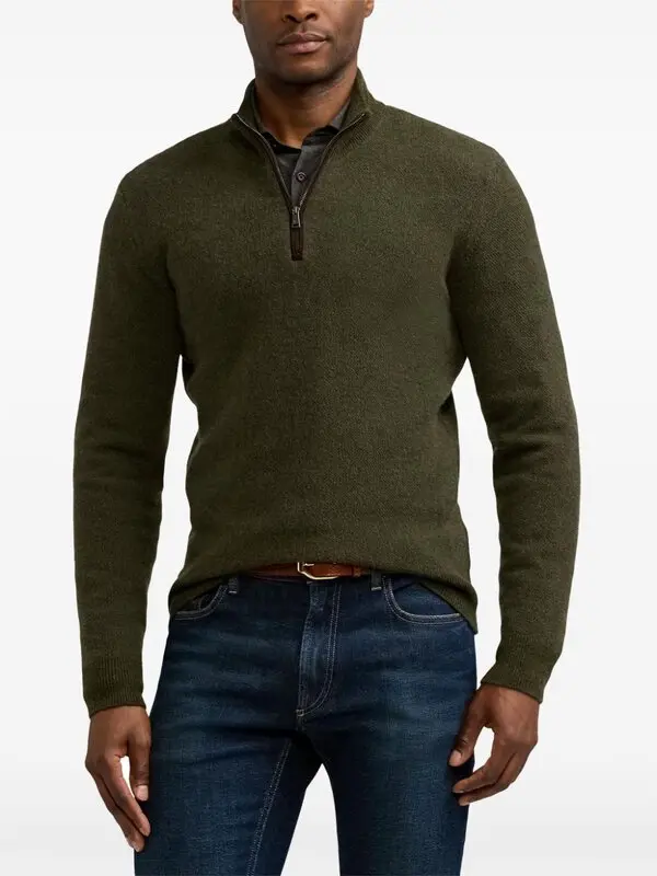 Ralph Lauren Purple Label Half-zip Sweater