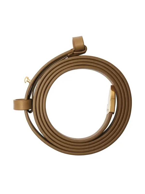 Burberry Leather B-shield Belt