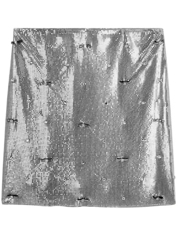 Versace Cielo Stellato Mini Skirt
