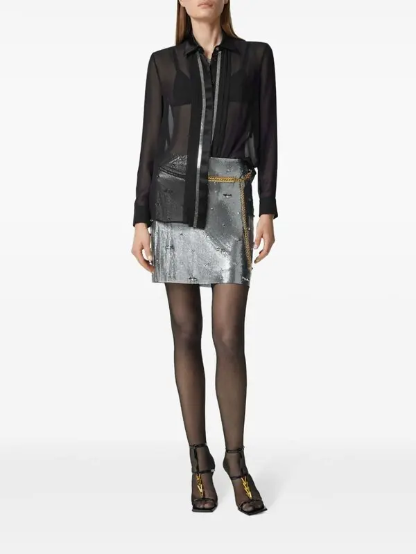 Versace Cielo Stellato Mini Skirt