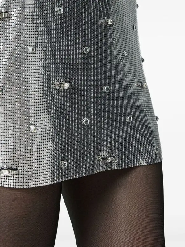 Versace Cielo Stellato Mini Skirt