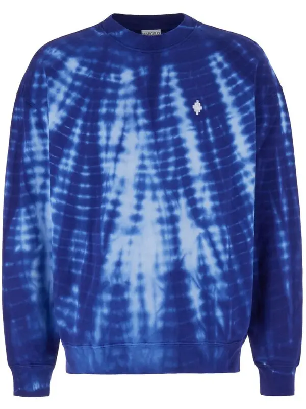 COUNTY OF MILAN Aop Soundwaves Sweatshirt - Blue