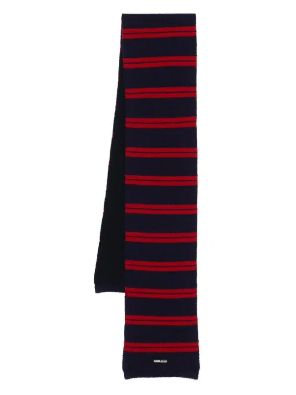 Miu Miu Striped Scarf
