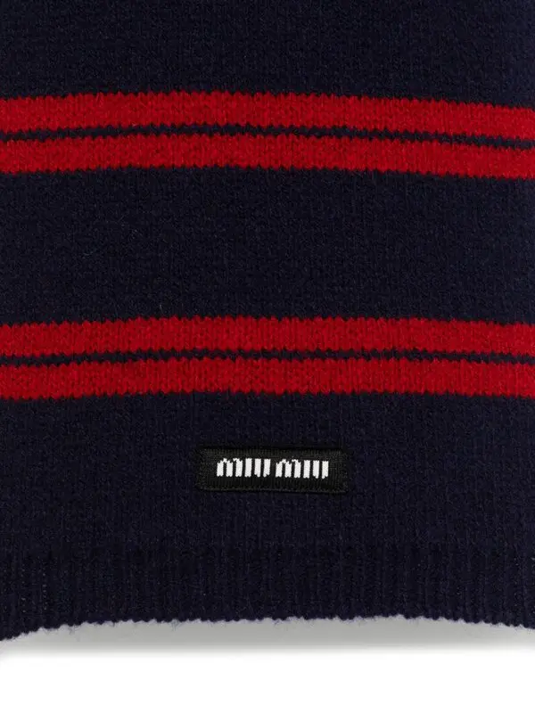 Miu Miu Striped Scarf