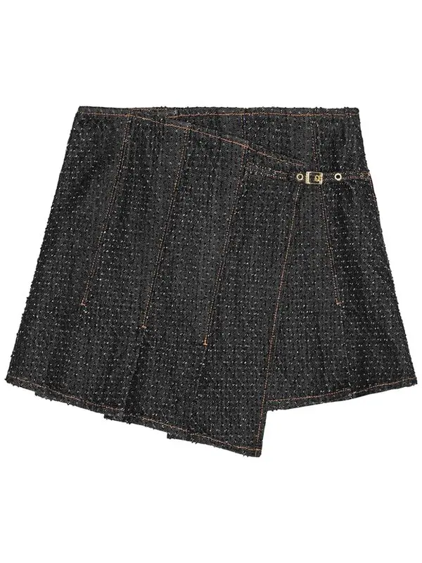 GANNI Wrap Mini Skirt