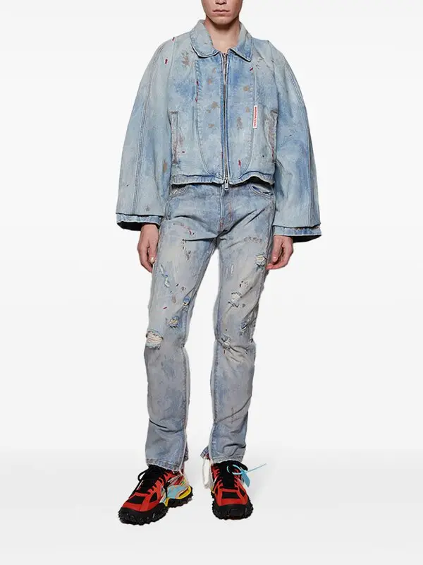 RRR123 Painted Denim Jeans