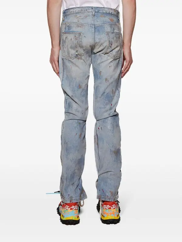 RRR123 Painted Denim Jeans
