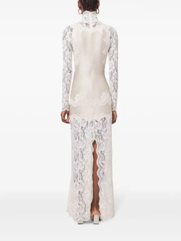Rabanne Lace Jersey Maxi Dress
