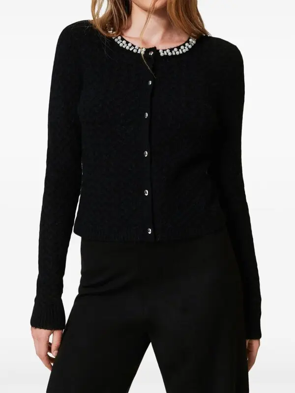 TWINSET Embroidered Cardigan