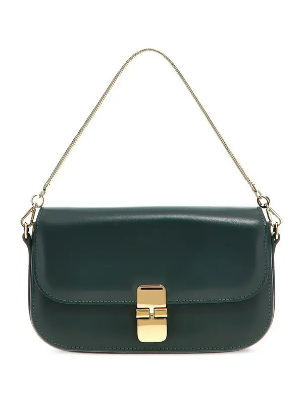 A.p.c. Grace Chaine Clutch - Green