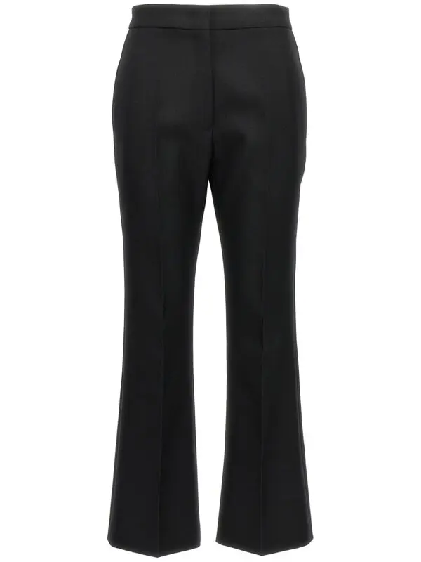 JIL SANDER Wool Tailored Trousers - Black
