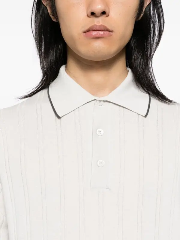 CRUCIANI Cotton Polo Shirt - Grey