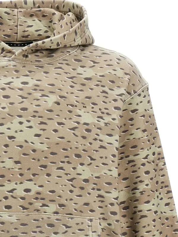 STAMPD Camo Leopard-print Hoodie - Neutrals