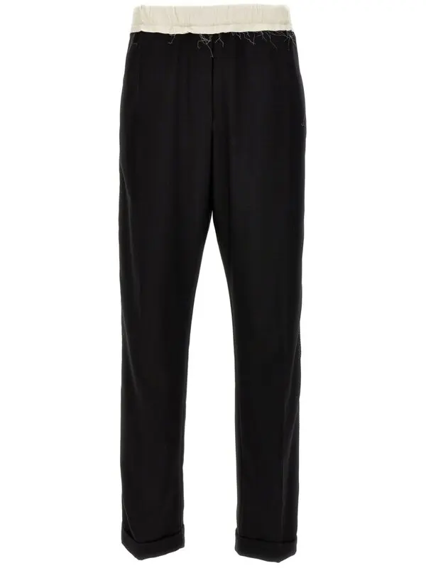 WALES BONNER Seine Trousers - Black