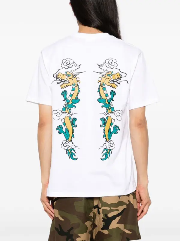A BATHING APE Souvenir Dragon T-shirt - White