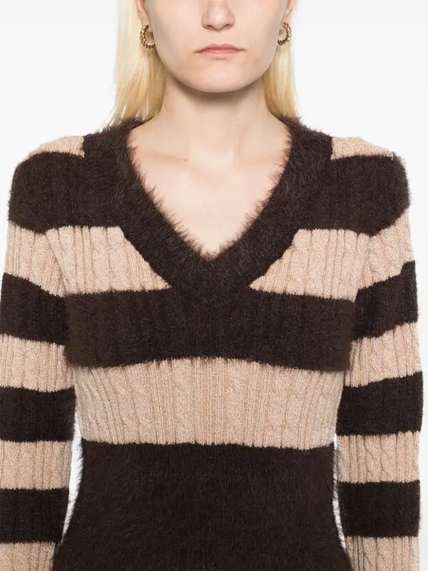 B+AB Striped Knit Jumper