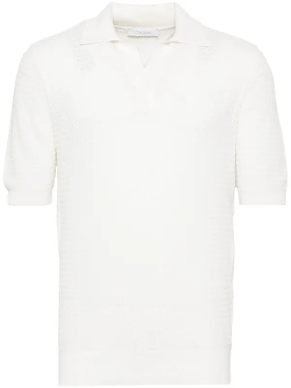 CRUCIANI Knitted Polo Shirt