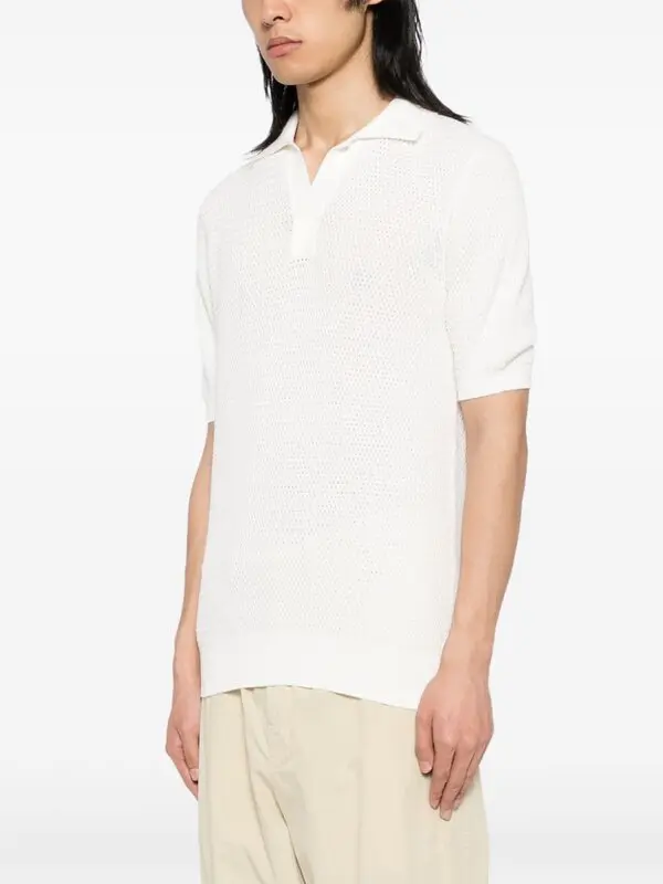 CRUCIANI Knitted Polo Shirt