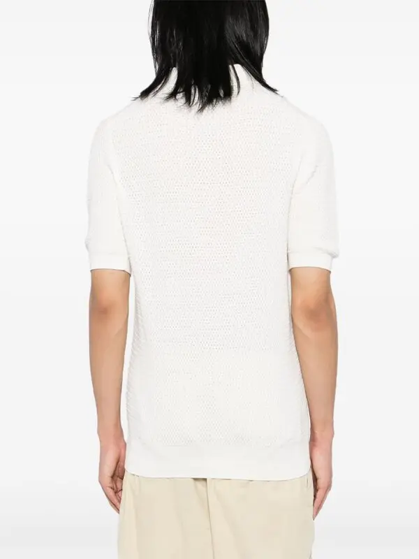CRUCIANI Knitted Polo Shirt
