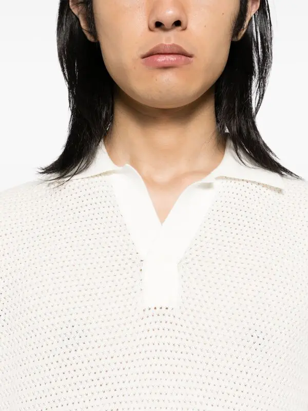 CRUCIANI Knitted Polo Shirt