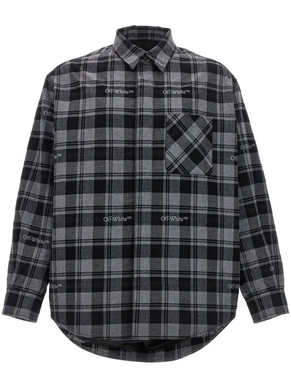 Off-White Checked Shirt