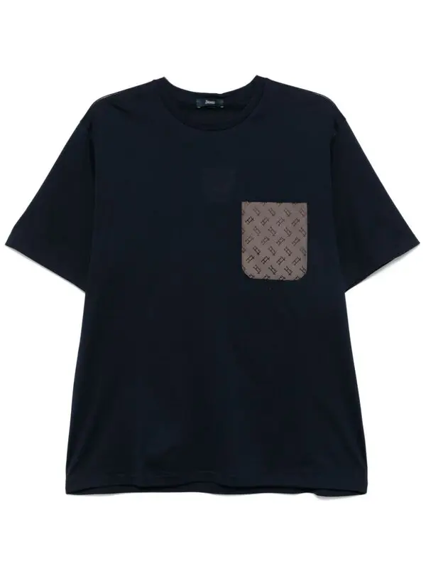 Herno Logo-embroidered T-shirt