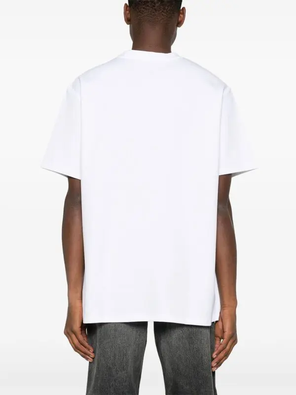 Balmain Logo-embroidered T-shirt - White