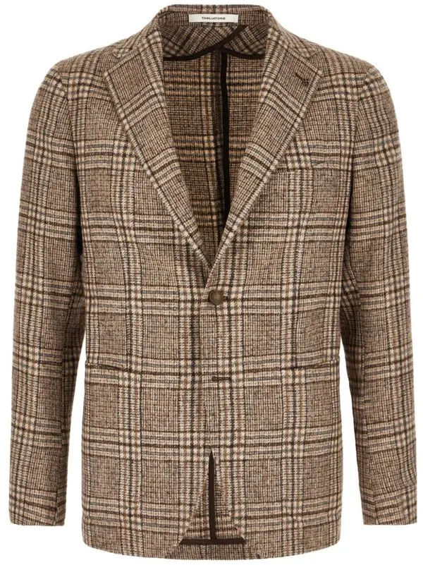 Tagliatore Checked Single-breasted Blazer