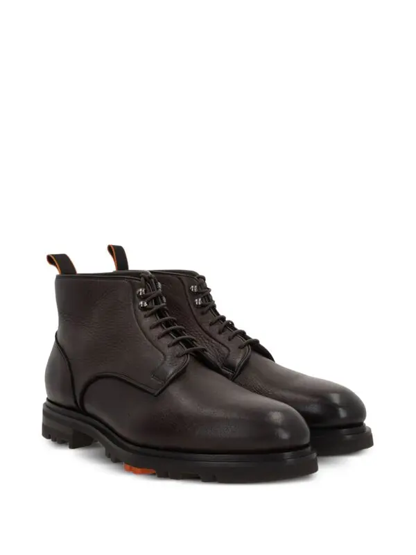 Santoni Logan Ankle Boots - Brown
