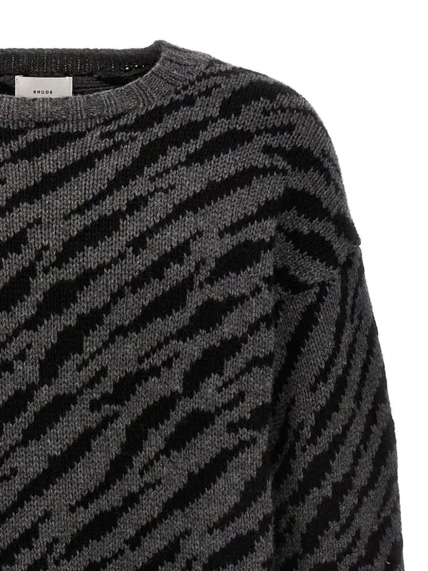 Rhude Zebra Print Sweater