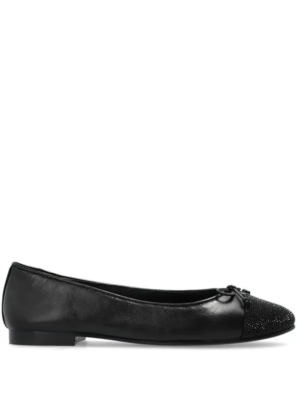 Tory Burch Leather Ballet Flats - Black