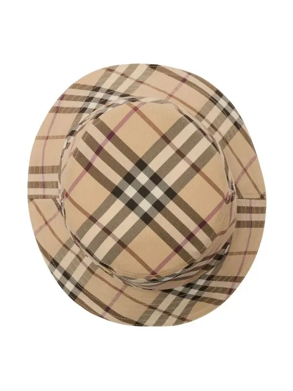 Burberry Checked Bucket Hat